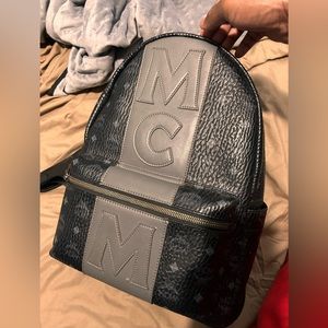 MCM | Bags | Black And Grey Mcm Bag Pack | Poshmark
